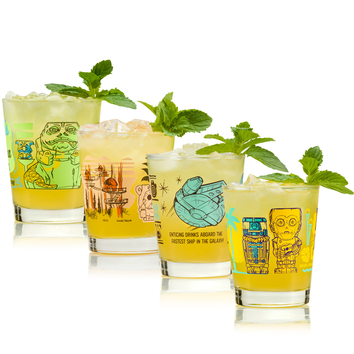 Exotic Glassware 4-Pack (Series 2) – Beeline Creative, Inc.